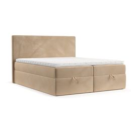 BOXBETT Velma 160/200 cm Beige im Kronos Stoff
