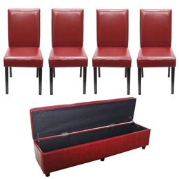 MCW GARNITUR XXL Rot 5-teilig-Set
