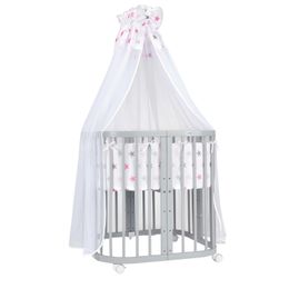 BABYBETT GREY, 7in1 mit Matratze