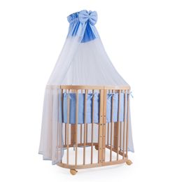 BABYBETT NATUR, 7in1 mit Matratze