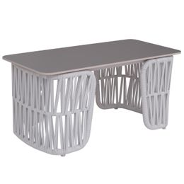 MCW LOUNGETISCH eckig Hellgrau, Grau