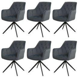 MCW ESSZIMMERSTUHL Schwarz 6er-Set