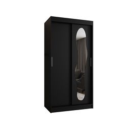 SCHIEBET&Uuml;RENSCHRANK mit Spiegel ULTRA 200/100/62 2-t&uuml;rig