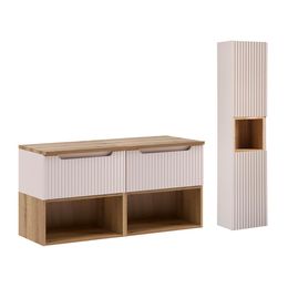 WASCHTISCHUNTERSCHRANK 120.4cm Riva 2er-Set Kaschmir