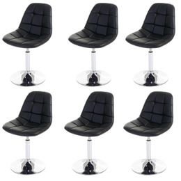 MCW ESSZIMMERSTUHL Schwarz 6er-Set
