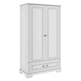 SCHRANK 2 T&uuml;ren Wei&szlig;