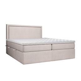 BOXBETT Jodan 160/200 cm Beige im Megan Stoff