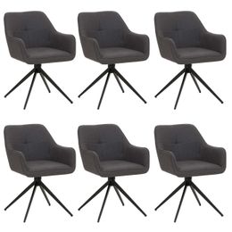 MCW ESSZIMMERSTUHL Schwarz, Grau 6er-Set