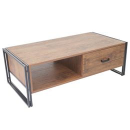 MCW COUCHTISCH rechteck Wildeiche Dekor