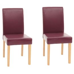 MCW ESSZIMMERSTUHL Rot 2er-Set