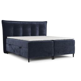 BOXBETT Las Palmas 160/200 cm Marineblau im Lotta Stoff