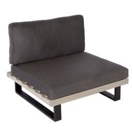 MCW LOUNGE-SESSEL Schwarz, Grau, Grau
