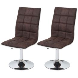 MCW ESSZIMMERSTUHL Dunkelbraun 2er-Set