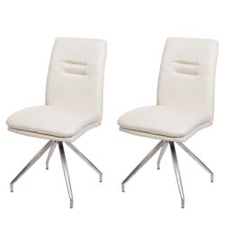 MCW ESSZIMMERSTUHL Cremewei&szlig; 2er-Set