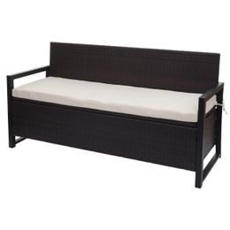 MCW SITZBANK Braun, Cremewei&szlig;