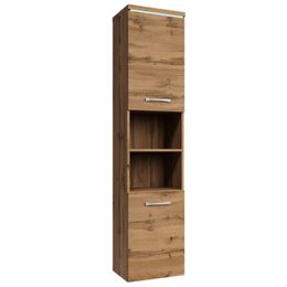 Badplaats BADEZIMMERSCHRANK Paso mit 2 T&uuml;ren Eiche - 35 x 35 x 160 cm