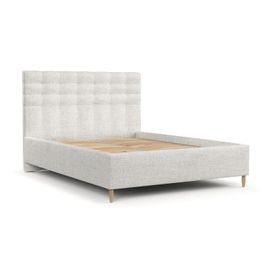 POLSTERBETT Soma 160/200 cm Creme im Neve Stoff