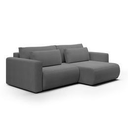 ECKSOFA Evy 3 Sitzpl&auml;tze Grau