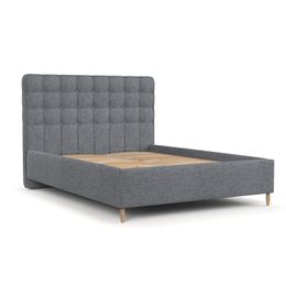 POLSTERBETT Paloma 140/200 cm Grau im Neve Stoff