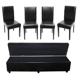 MCW GARNITUR XXL Schwarz 5-teilig-Set
