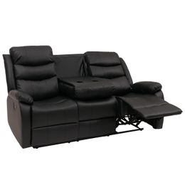 MCW 3ER KINOSESSEL Schwarz
