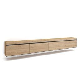 LOWBOARD, H&auml;ngend, Eiche, 320/35/45cm