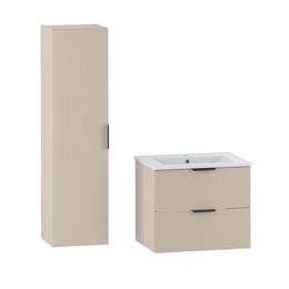 BADM&Ouml;BEL 60cm Astrid 2er-Set Kaschmir