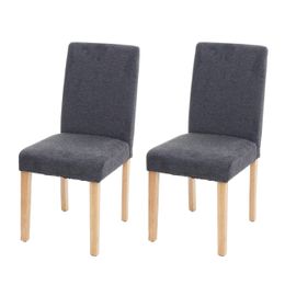 MCW ESSZIMMERSTUHL Anthrazit, Braun 2er-Set