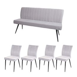MCW ESSZIMMER-SET Hellgrau 5er-Set