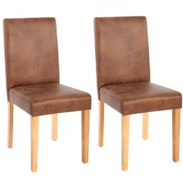 MCW ESSZIMMERSTUHL TEXTIL Braun 2er-Set