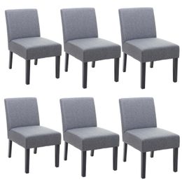 MCW ESSZIMMERSTUHL Anthrazit 6er-Set