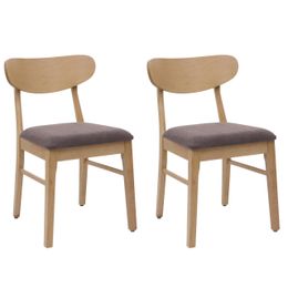 MCW ESSZIMMERSTUHL Beige, Taupe 2er-Set