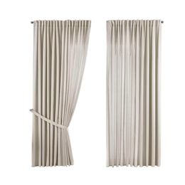 gardinenbox SCHLAUFENGARDINE 2ER SET &raquo;Jena&laquo; HxB 250x300 cm Sand