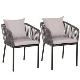 MCW GARTENSTUHL Anthrazit, Grau