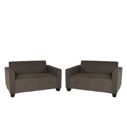 MCW SOFA-GARNITUR Braun