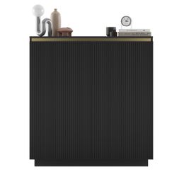 HIGHBOARD Selene 2D Schwarz Matt 111 cm Glamour