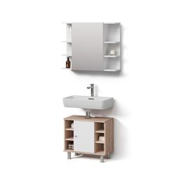 BADM&Ouml;BEL-SET Fucino Sonoma 2 Teile