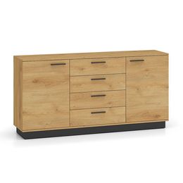 SIDEBOARD Ysia Holz und Schwarz