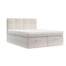 BOXBETT Tessa 160/200 cm Creme im Paros Stoff