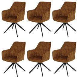 MCW ESSZIMMERSTUHL Gelb 6er-Set