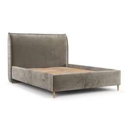 POLSTERBETT Mira 120/200 cm Beige im Lotta Stoff