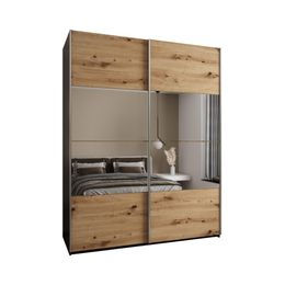 SCHWEBET&Uuml;RENSCHRANK 245,5/190/64 2-t&uuml;rig