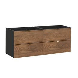 WASCHTISCHUNTERSCHRANK 120cm Elena Holz und Schwarz
