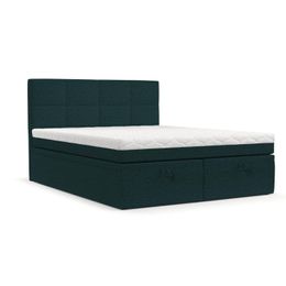 BOXBETT Tessa 140/200 cm Gr&uuml;n im Riva Stoff