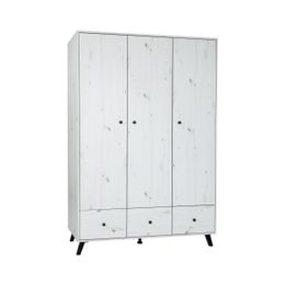 Arthur Berndt KLEIDERSCHRANK Lavea Landhausstil 130/191/51 cm White Oak
