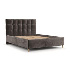 POLSTERBETT Cora 180/200 cm Braun im Lotta Stoff