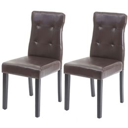 MCW ESSZIMMERSTUHL Braun 2er-Set
