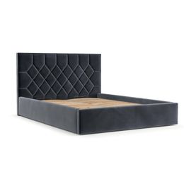 POLSTERBETT Brisa 180/200 cm Dunkelgrau im Kronos Stoff