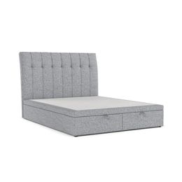 POLSTERBETT Kelsea mit Stauraum 120/200 cm Grau im Alta Stoff