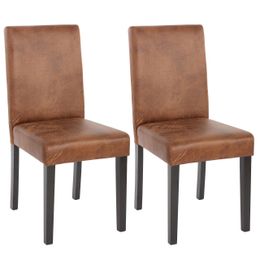 MCW ESSZIMMERSTUHL TEXTIL Braun 2er-Set